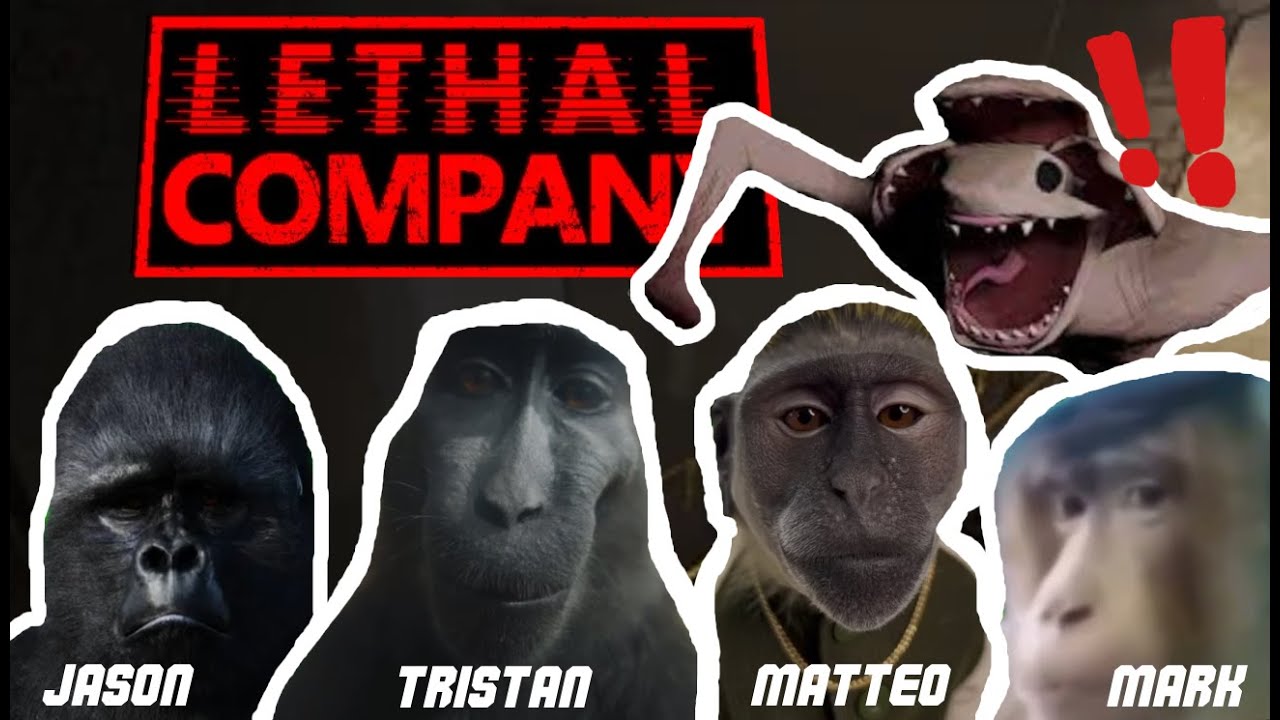 4 MONKEYS Play Lethal Company - YouTube