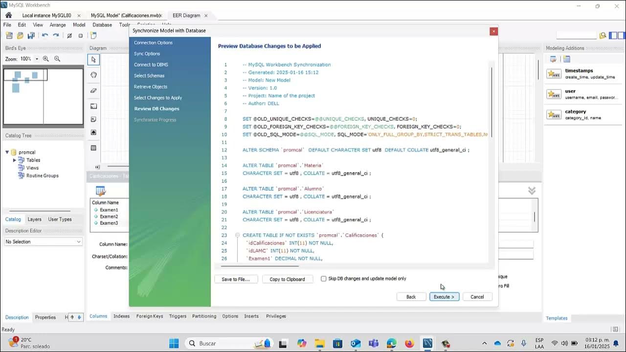 Del Modelo de base de datos al esquema en MySql Workbench - YouTube
