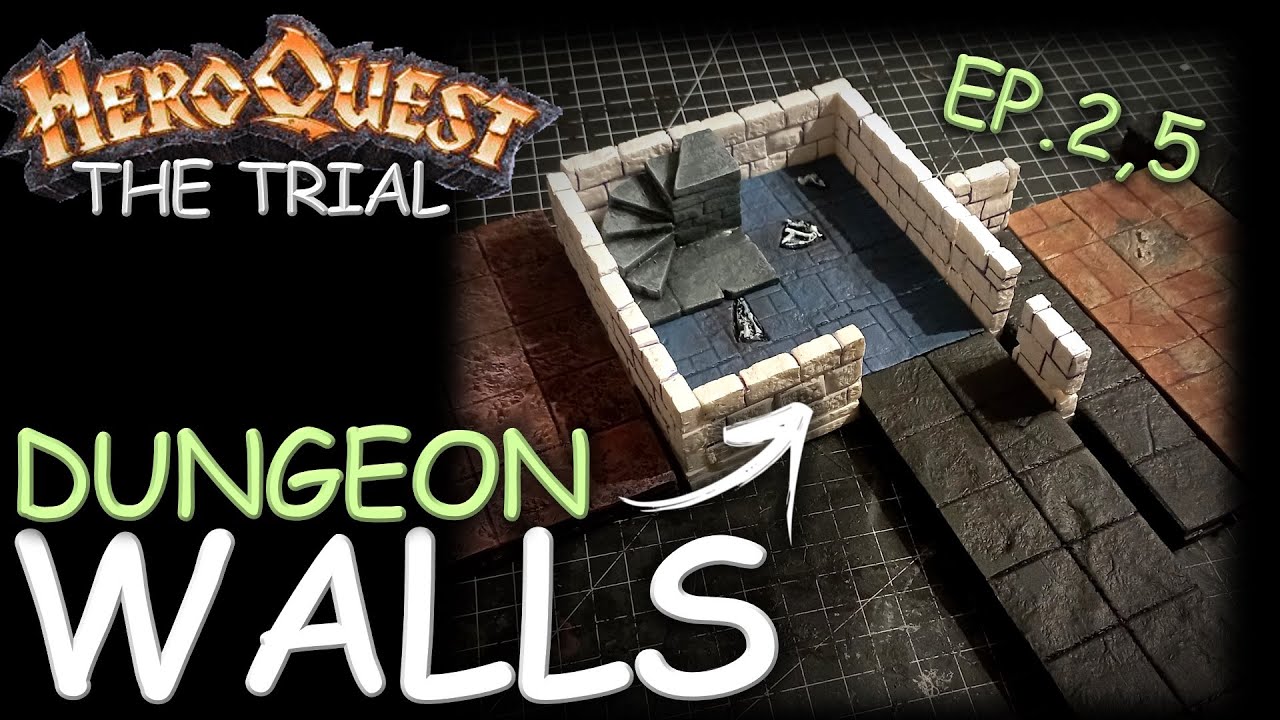 DIY HEROQUEST WALLS! | How to make "THE TRIAL" | EP.02.5 - YouTube