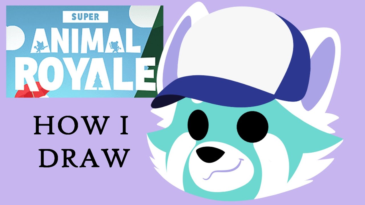 How I draw Super Animal Royale! - YouTube