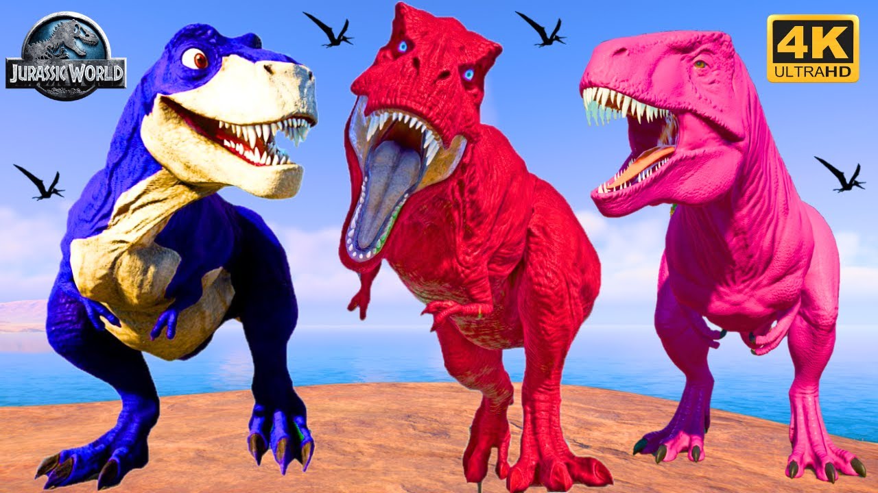 RAINBOW BRACHIOSAURUS vs GODZILLA Evolution of DINOSAUR Sharkzilla ...