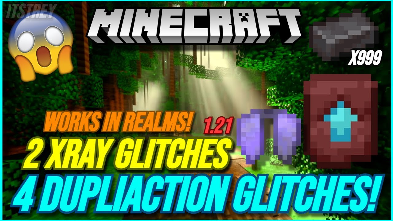 MINECRAFT ALL OP GLITCHES IN 1.21 BEDROCK! DUPLICATION AND XRAY ...