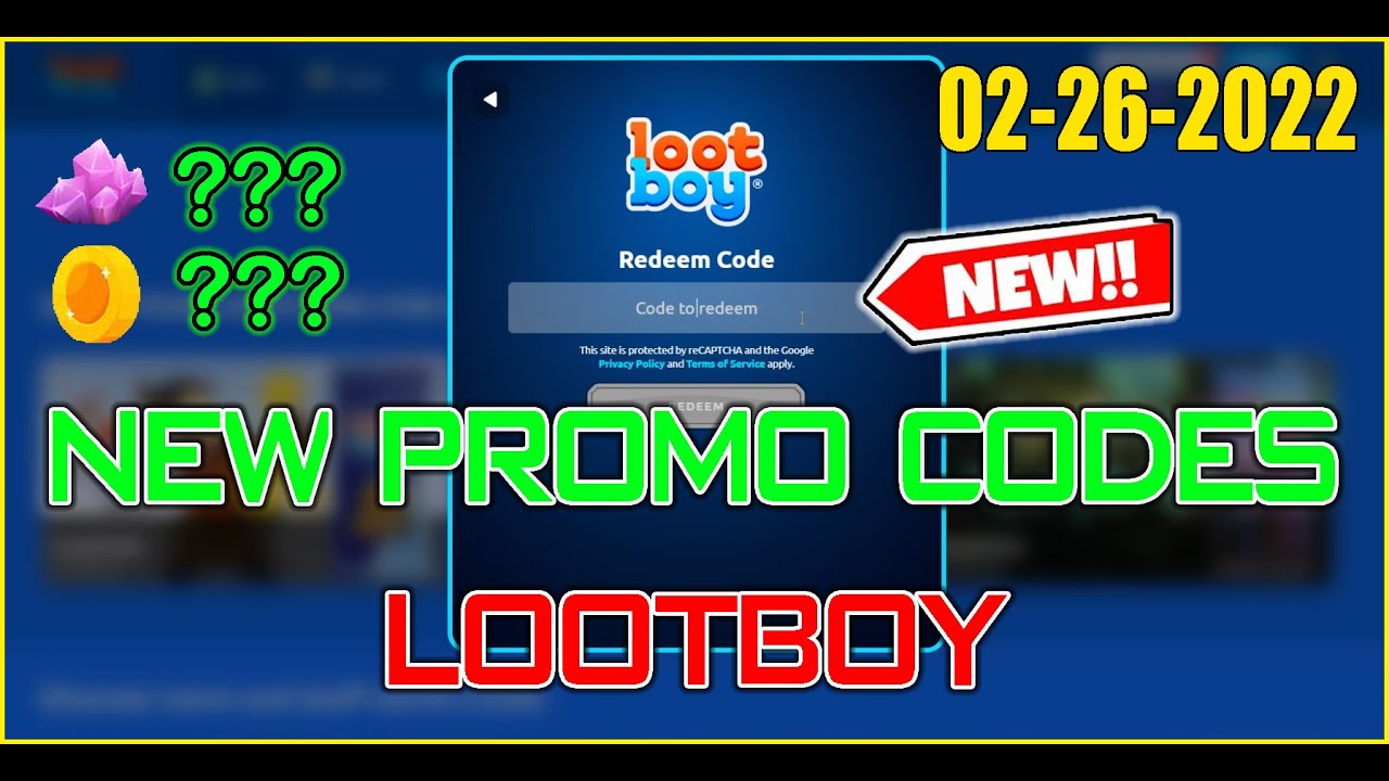 Lootboy Code February 2022💎 nuevos codigos de lootboy redeem code game - YouTube