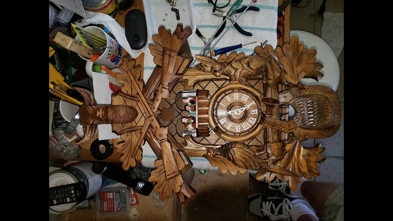 Part 2- Regula 25 Cuckoo Clock Repair and Timing - YouTube