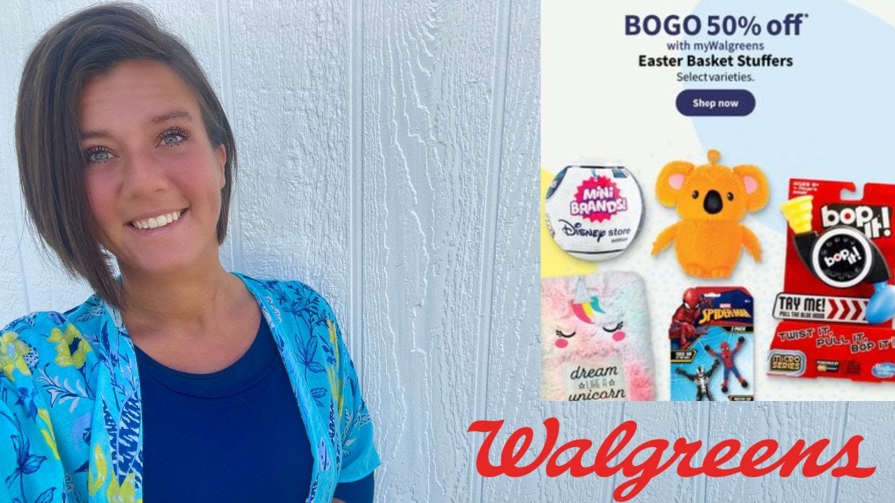 BOGO 50% off Easter Basket Stuffers at Walgreens! - YouTube