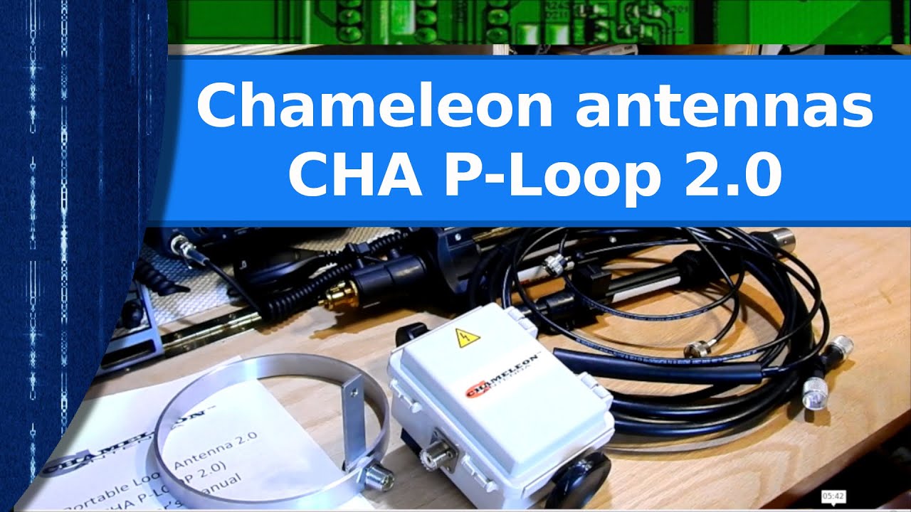 Ham Radio - Chameleon Antennas P-Loop 2.0 portable magnetic loop. - YouTube