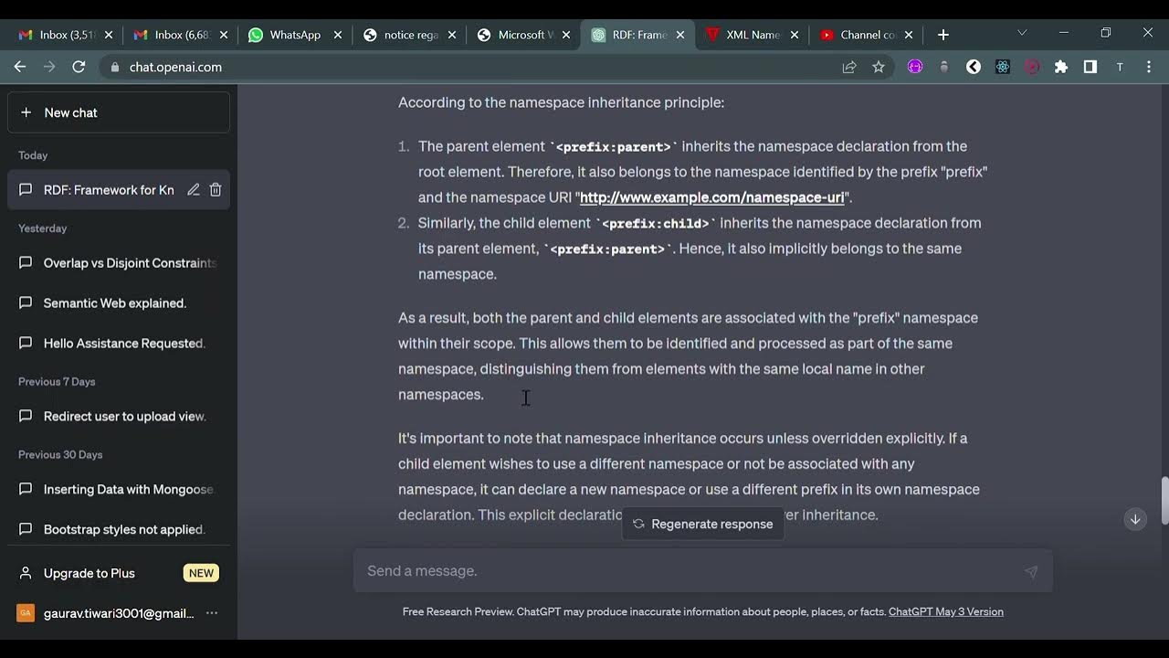 XML namespace Inheritance - YouTube