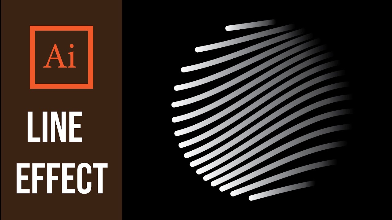Illustrator Tutorial | Line Effect - YouTube