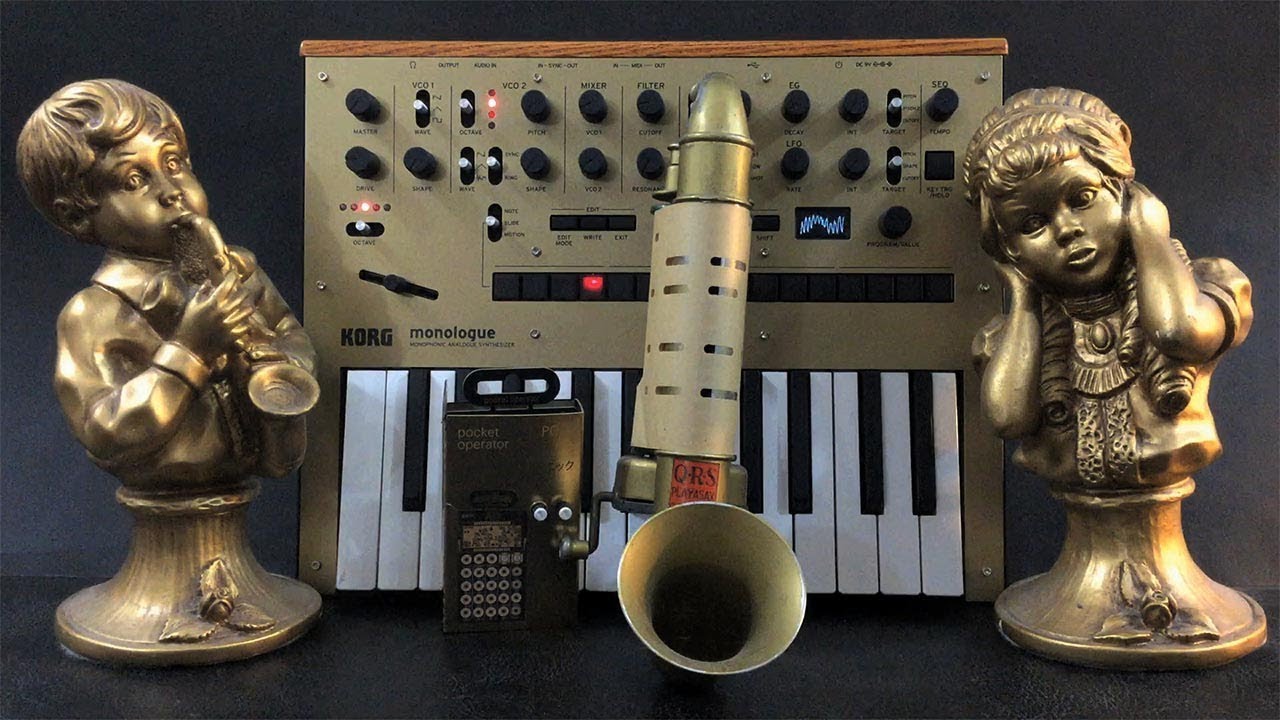 Roikat cartoon 5: Korg Monologue & Pocket Operator PO-32 demo - YouTube