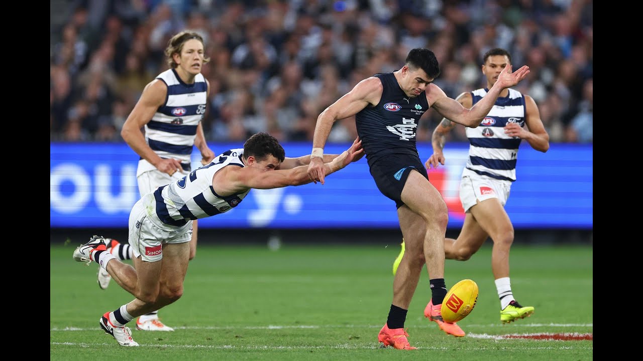 Matthew Kennedy - AFL 2024 Round 7 Highlights - Carlton @ Geelong - YouTube