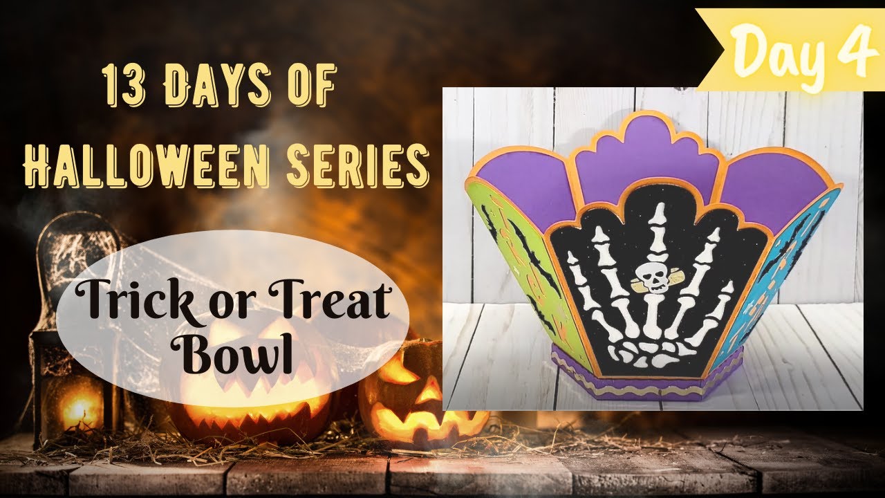13 Days of Halloween Series // Day 4: Trick or Treat Bowl - YouTube