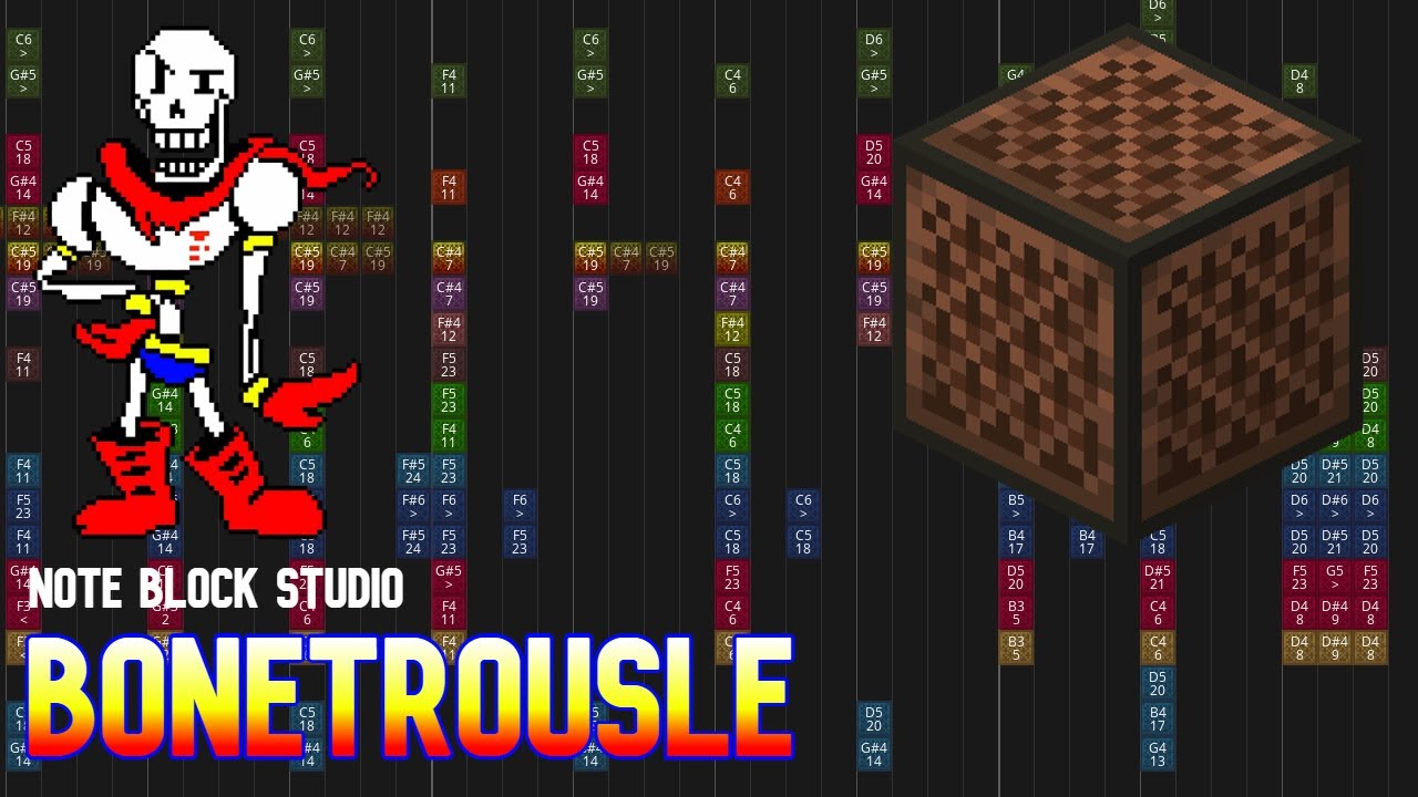 Bonetrousle - Note Block Studio - YouTube