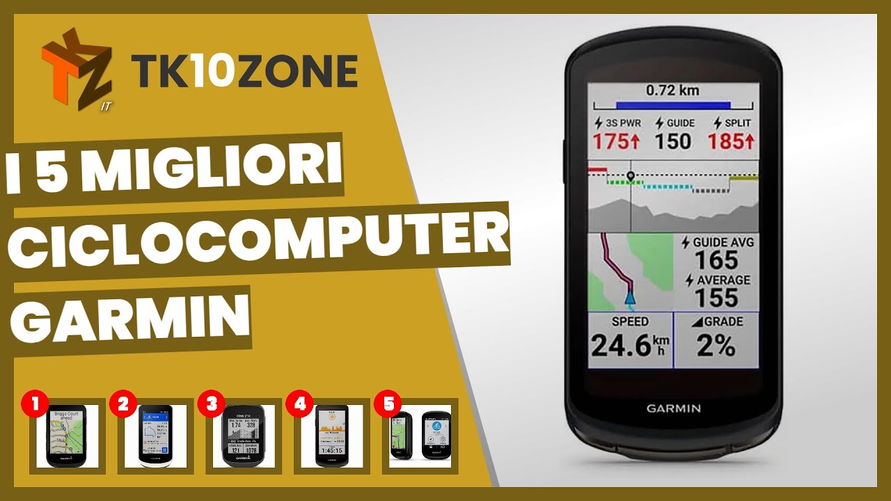 I 5 migliori ciclocomputer Garmin - YouTube