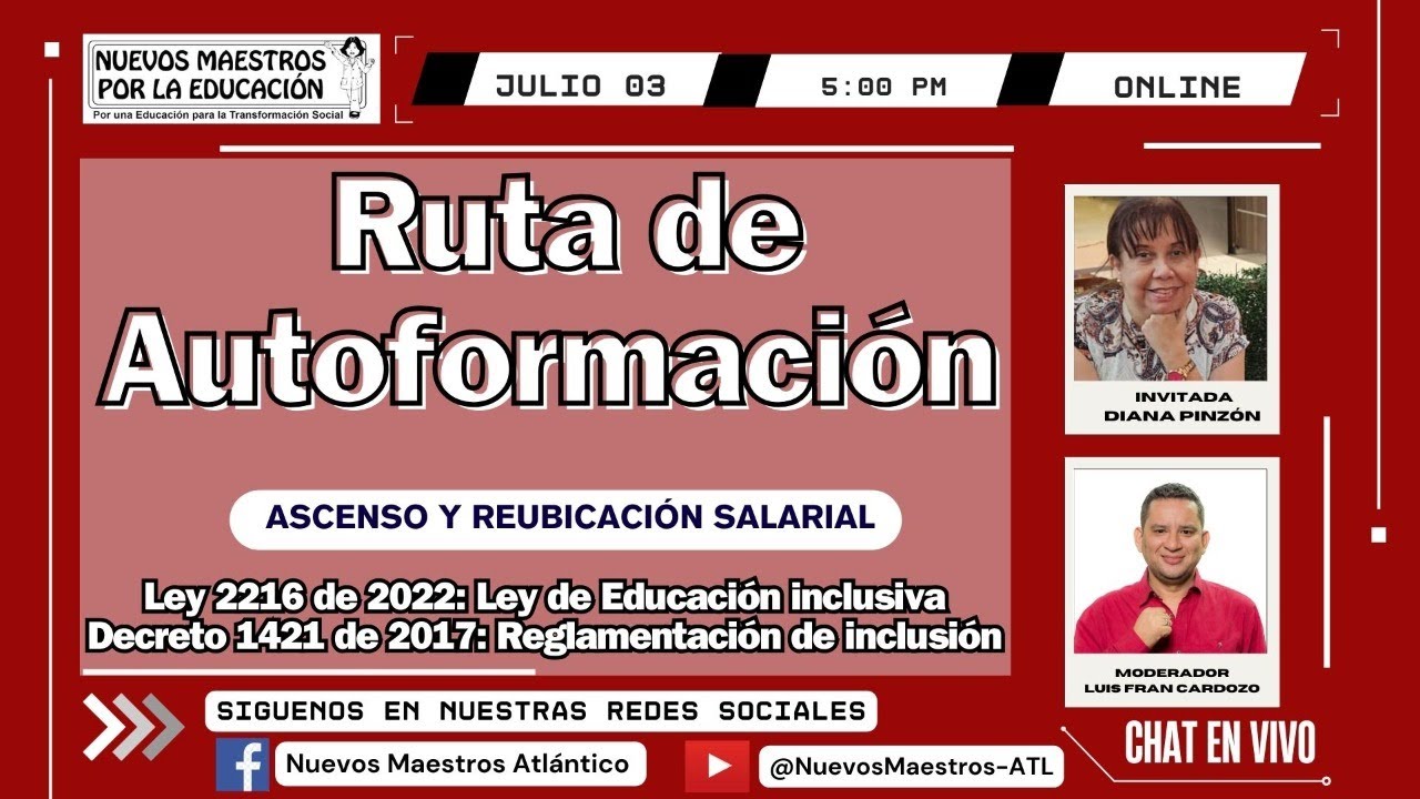 Ley 2216 de 2022: Ley de Educación inclusiva y Decreto 1421 de 2017 ...