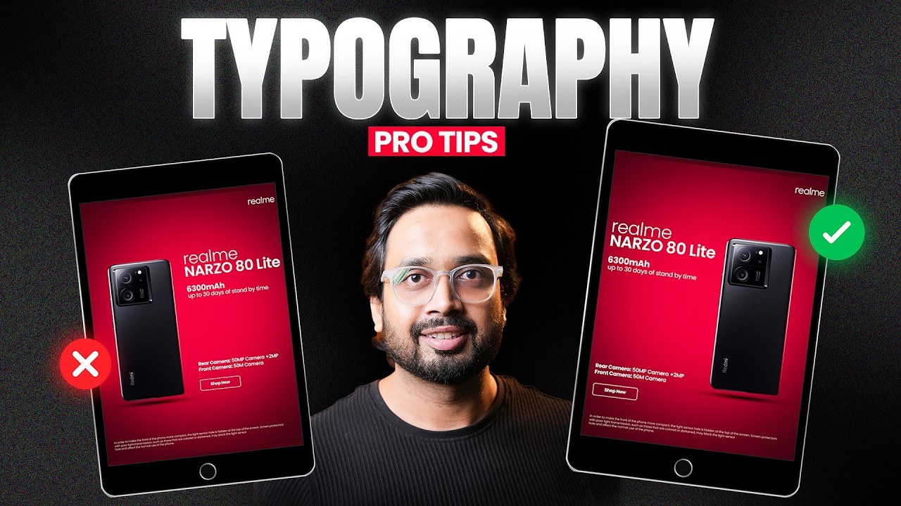 6 Pro Typography Tips Every Graphic Designer Must Know - YouTube