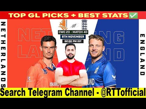 ENG vs NED Dream11 Prediction, England vs Nederland Dream11 Team, ENG ...