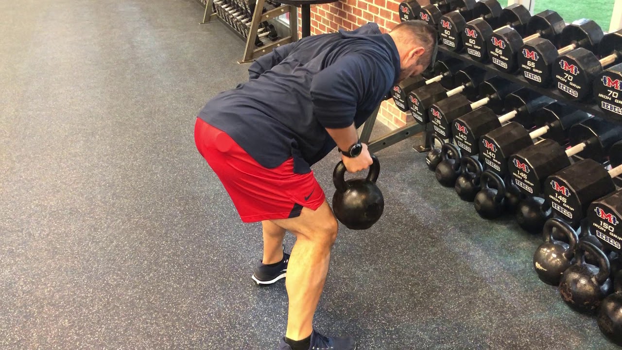 Single Arm KB Bent Over Row - YouTube