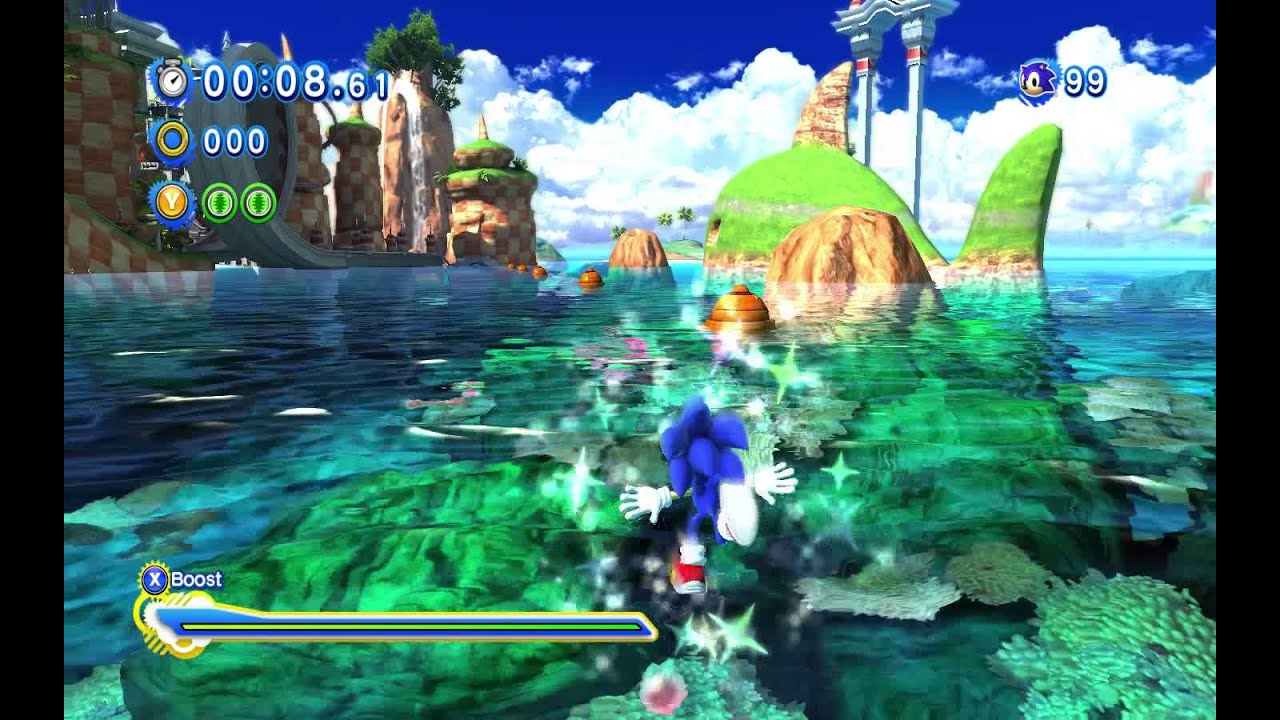Sonic Running On Water