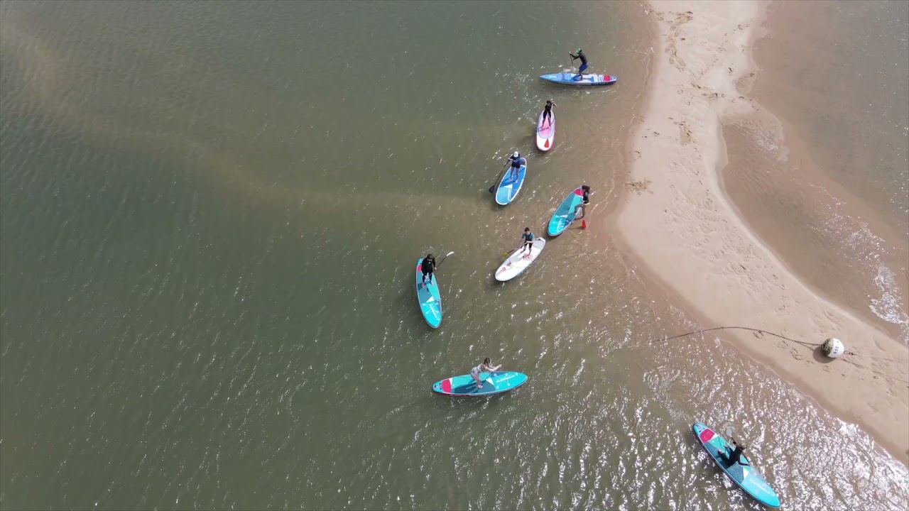 Paddle et Pirogue - Bassin d'Arcachon - YouTube