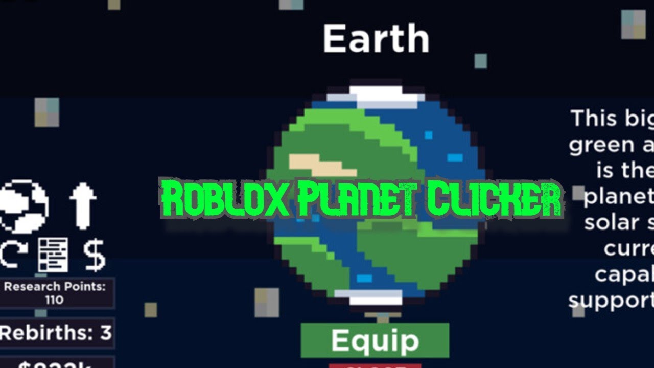 Roblox Planet Clicker - YouTube