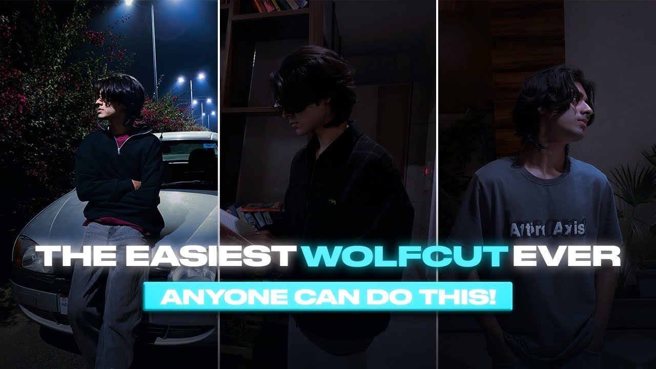 The Easiest DIY Wolf Cut Tutorial | Anyone Can Do This! - YouTube
