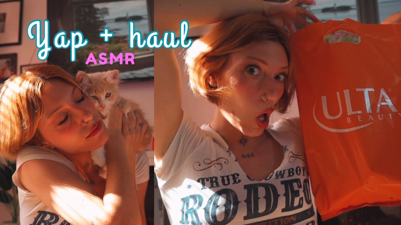 Yap + haul asmr + HERMAN!!!! 🐈 - YouTube