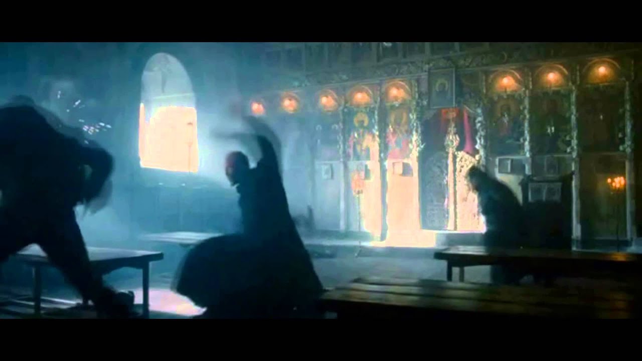 Expendables 2 - Statham Priest Fight Scene - YouTube