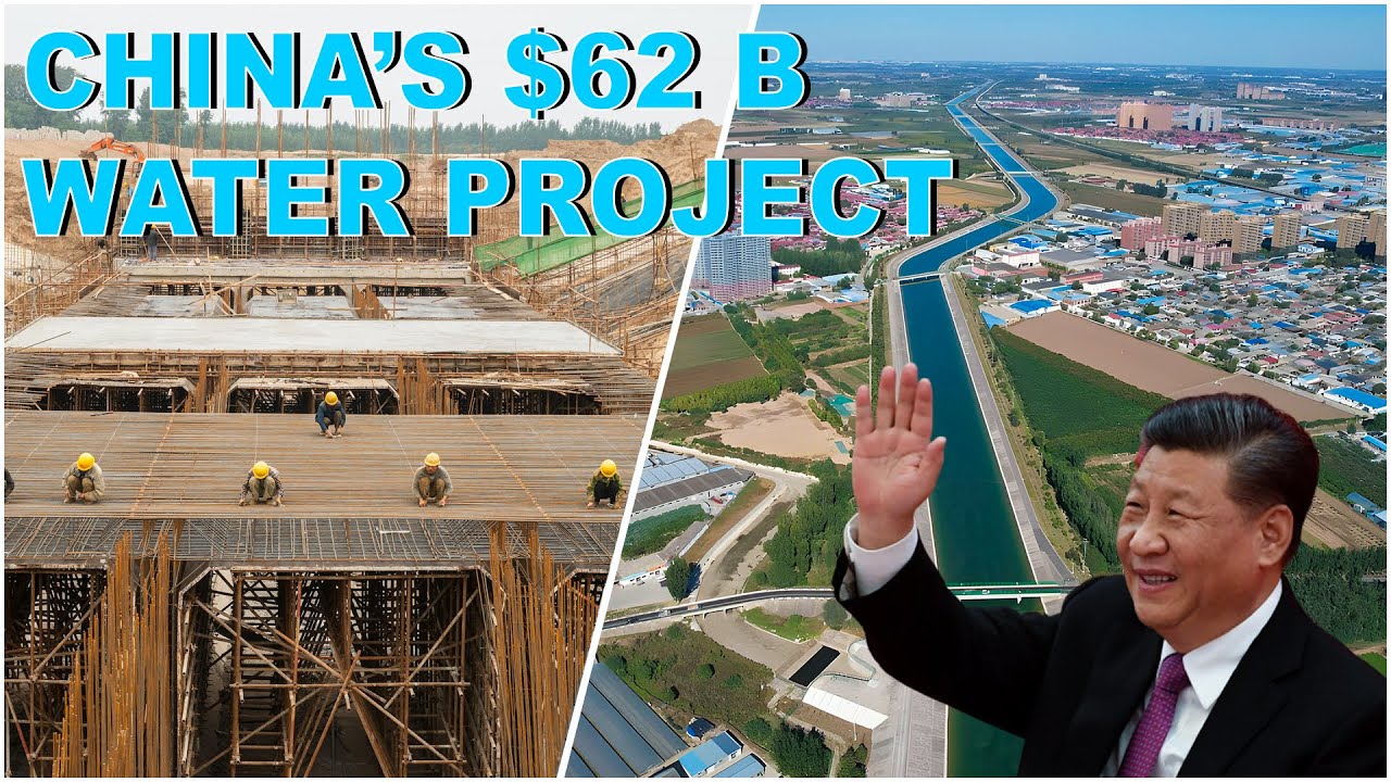 Mega Dams and $62 Billion Water Transfer Projects in China - YouTube