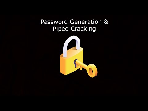 Crunch - Password Wordlist Generation & Piped Cracking (Kali-Linux ...