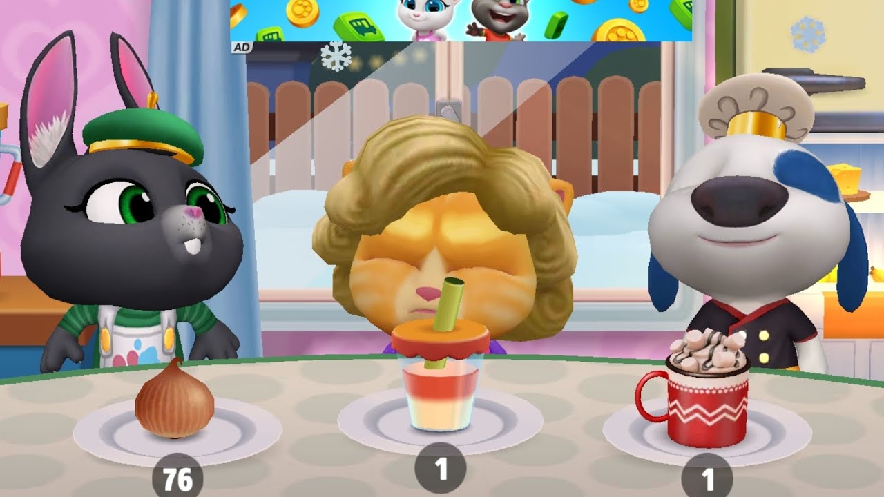 Talking tom & friends 🥳🥳🤩 Foodie - YouTube