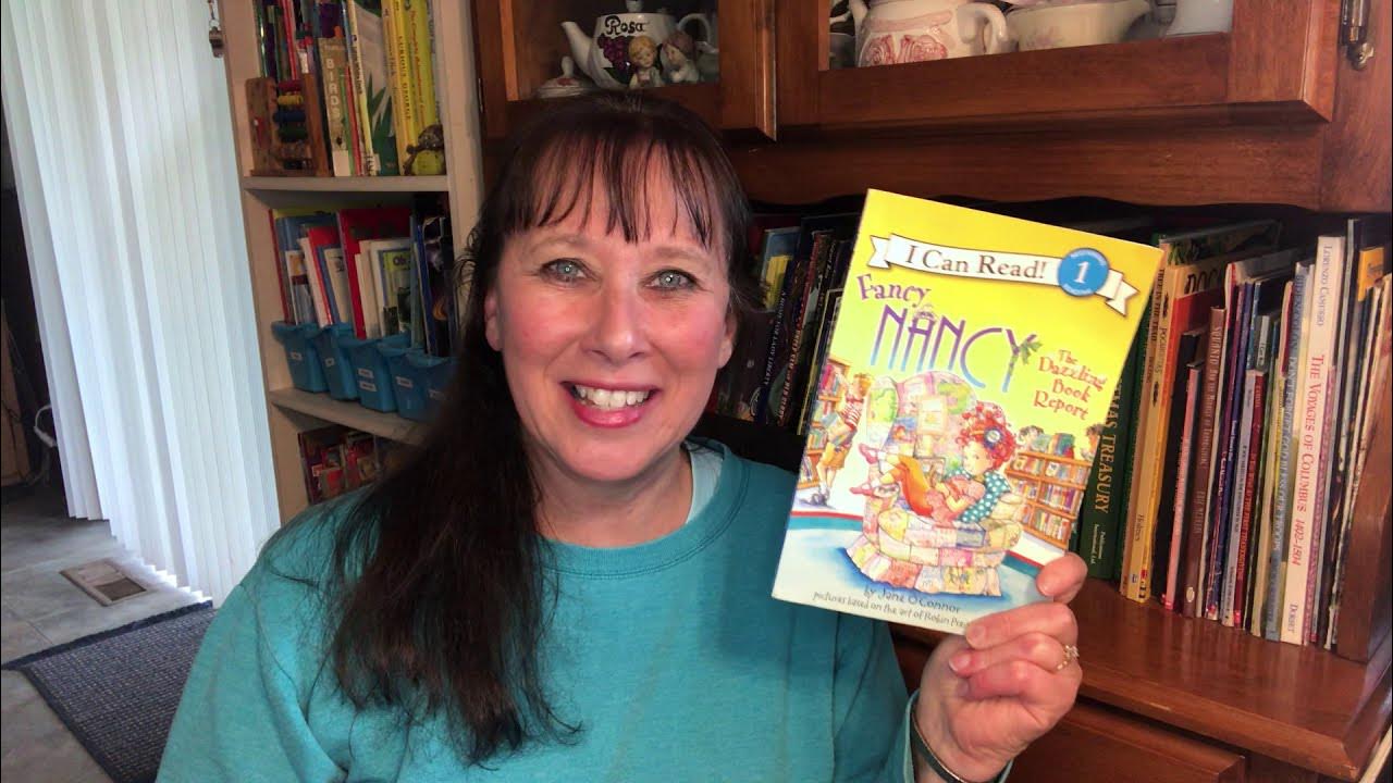 Fancy Nancy The Dazzling Book Report (read aloud or read along) - YouTube