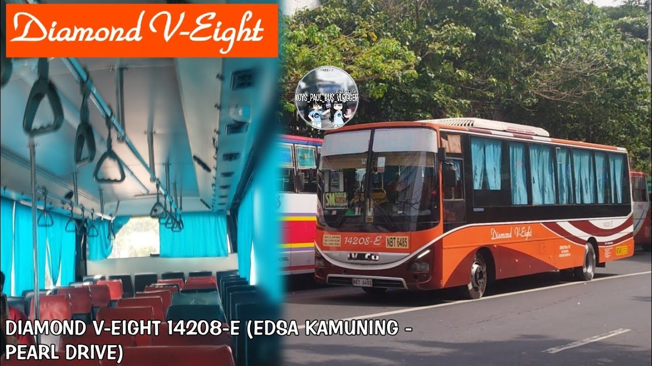 ONBOARD!! Bus Ride Diamond V-Eight 14208-E (Iveco Euromidi SR) || EDSA ...