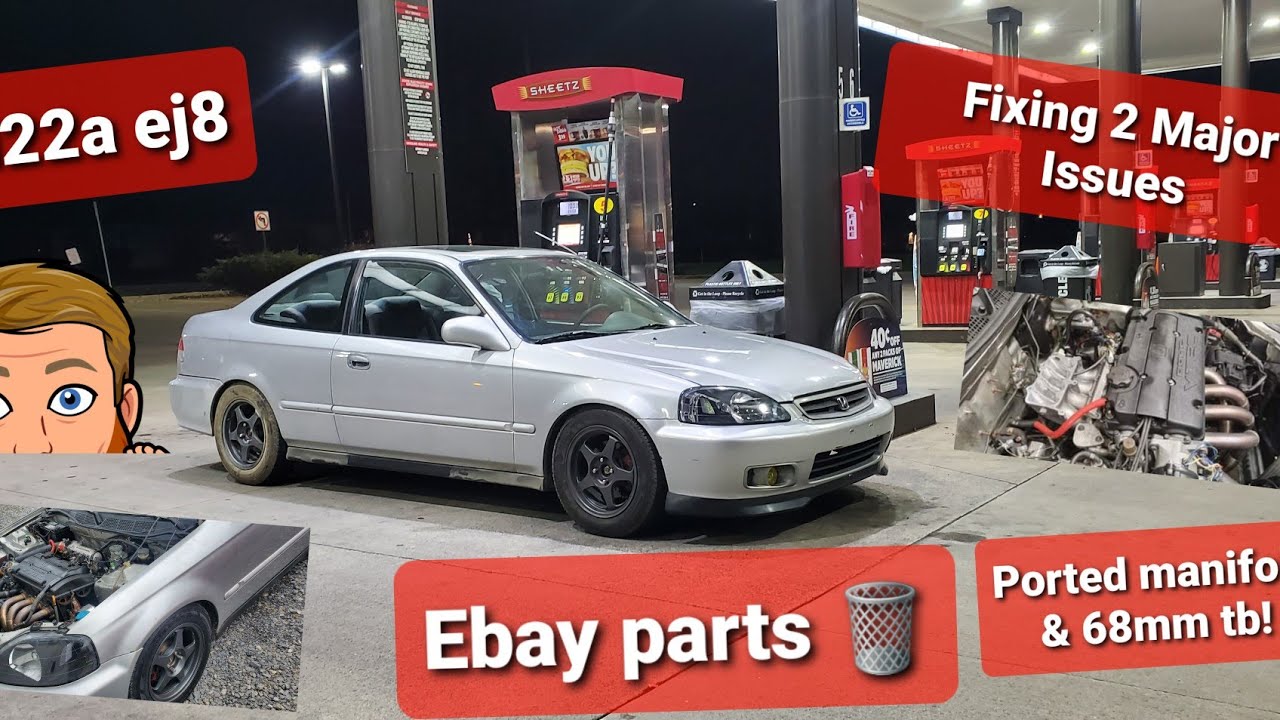 h22a Ek has 2 big issues already! So lets add more performance with ...