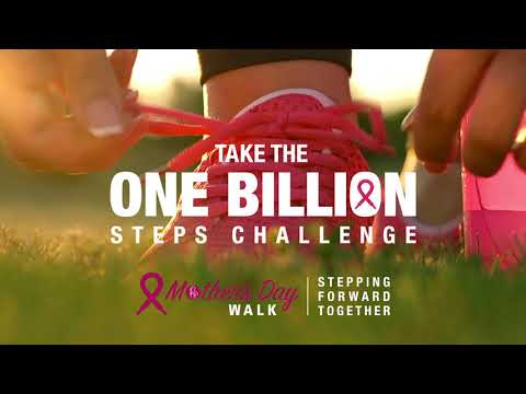 Join the One Billion Steps Challenge for Breast Cancer Research.