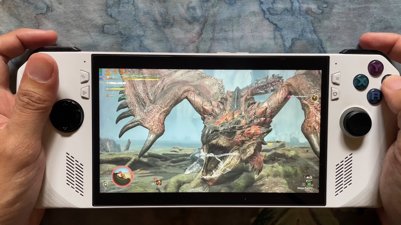 Monster Hunter Wilds Rathalos - Asus Rog Ally (pc handheld) Moonlight ...