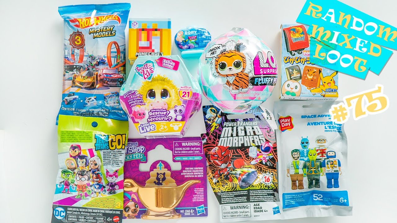 Random And Mixed Loot Opening Surprise Blind Bag Toys Unboxing #75 ...