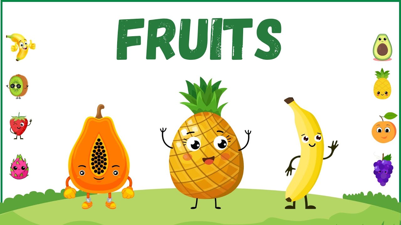 Learn Fruit Names for Kids | Fun & Easy Fruits Learning Video - YouTube