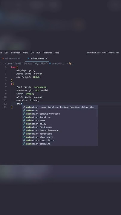 Css Text Animation Htmlcss Css Cssproject Cssanimation Shorts Shortsvideo Short