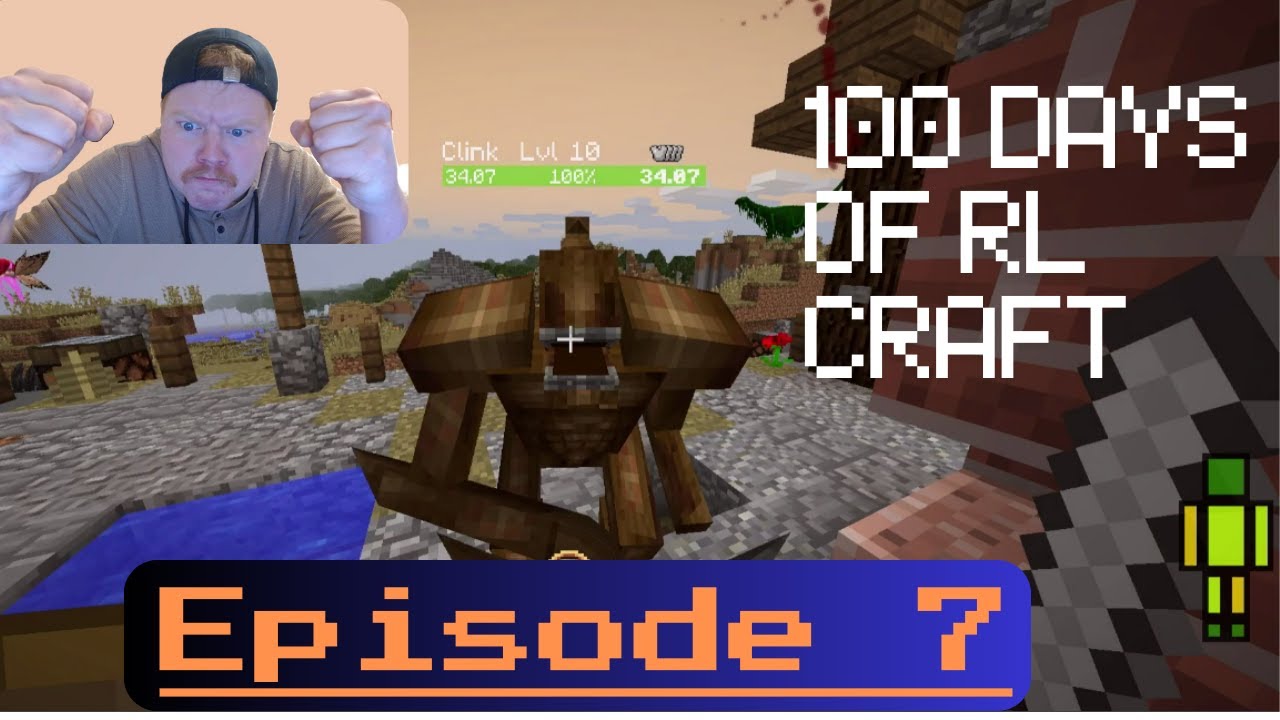 100 Days Playing the Hardest Minecraft Modpack RL Craft episode 7 - YouTube