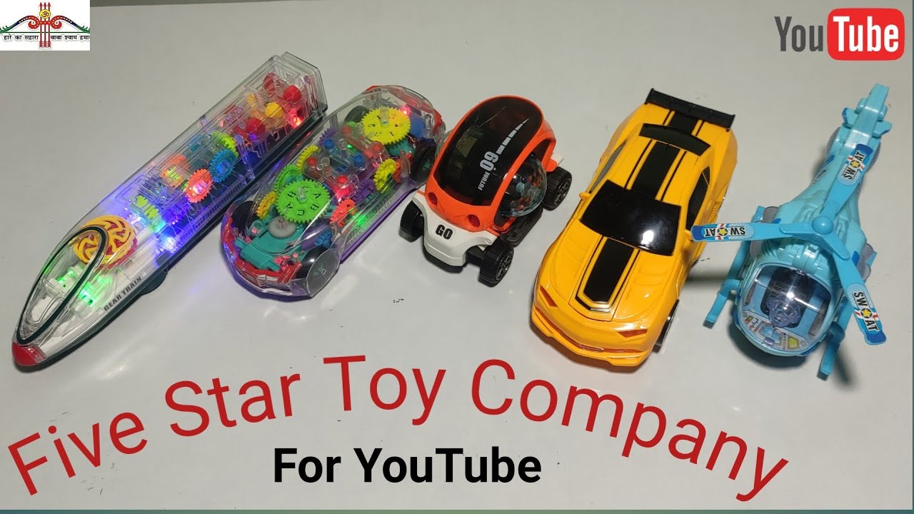 Five Star Toy unboxing !! Transparent gear light train, car, 09Future ...