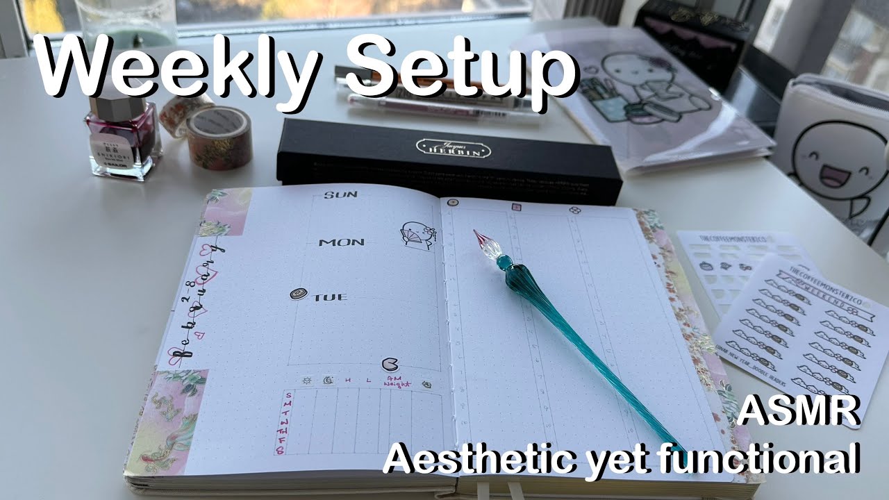 ASMR | Weekly Setup February 2 - 8 - YouTube