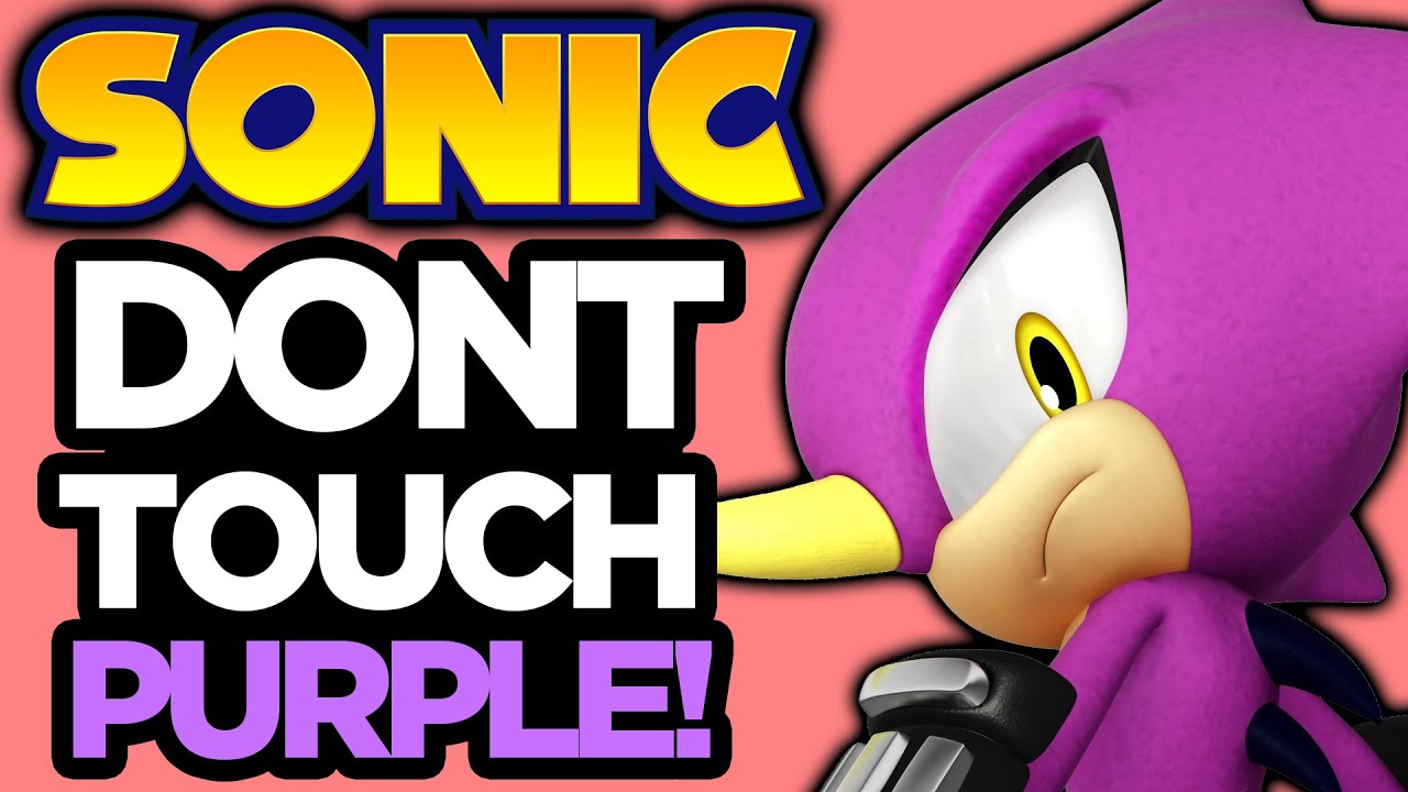 EVERY SONIC GAME: Don't Touch the Color Purple Challenge! - YouTube