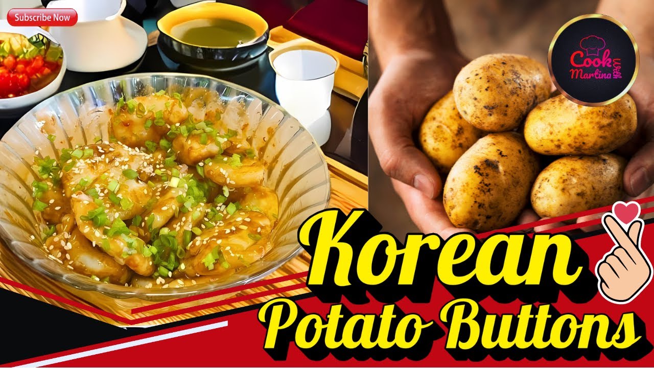 Korean Potato Buttons | Korean Dish | Korean recipe in Tamil | Tamil ...