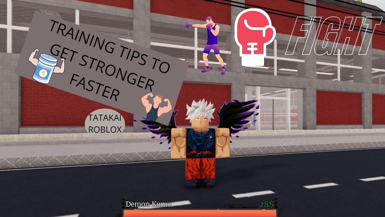 TRAINING TIPS TO GET STRONGER FASTER / TATAKAI REBORN ROBLOX - YouTube