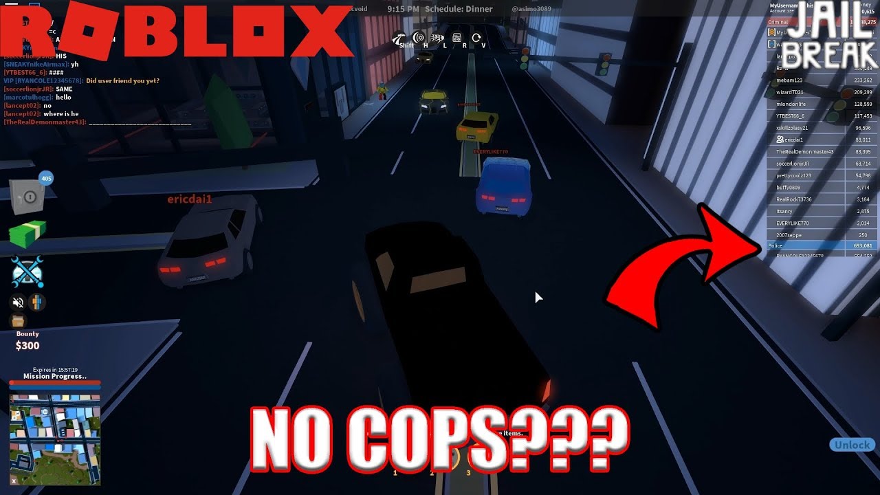 NO COPS??? | Roblox Jailbreak - YouTube