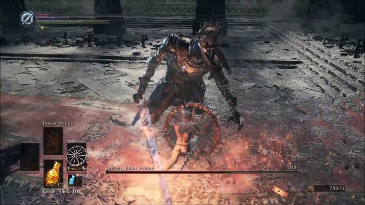 Dark Souls 3 - Twin Princes (NG+7, Bonewheel Shield, No Damage) - YouTube