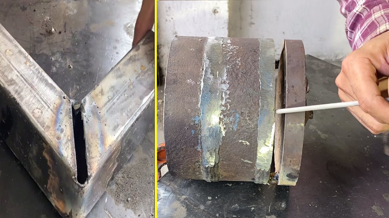 The ideal way to fill large weld gaps - YouTube