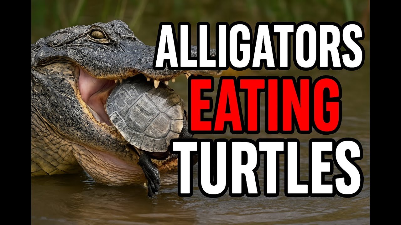 Alligators Eating Turtles in the Wild Real Shocking Footage Compilation ...