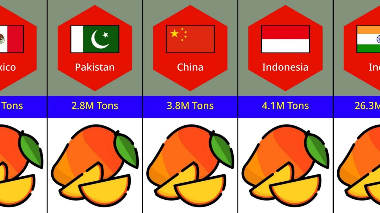 Top Mango Producing Countries In The World - YouTube