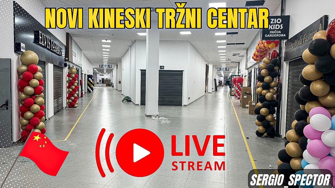 NOVI KINESKI TRŽNI CENTAR u Beogradu USKORO OTVARANJE UŽIVO #beograd ...